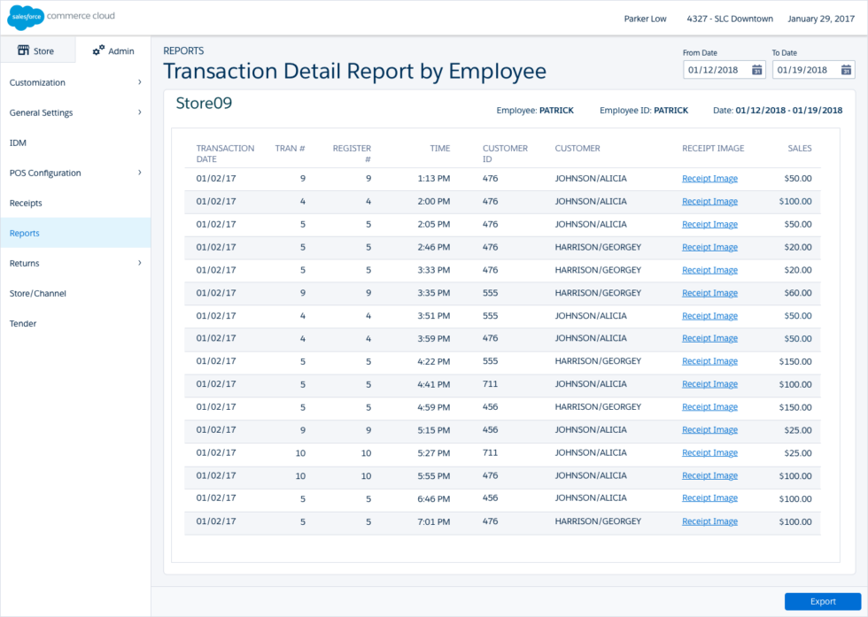 Back Office Reporting Dashboard | Daryn Cox